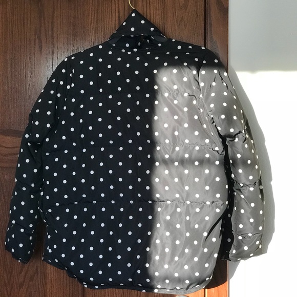 Stylenanda | Jackets & Coats | Stylenanda Poka Dot Puffer Jacket With ...